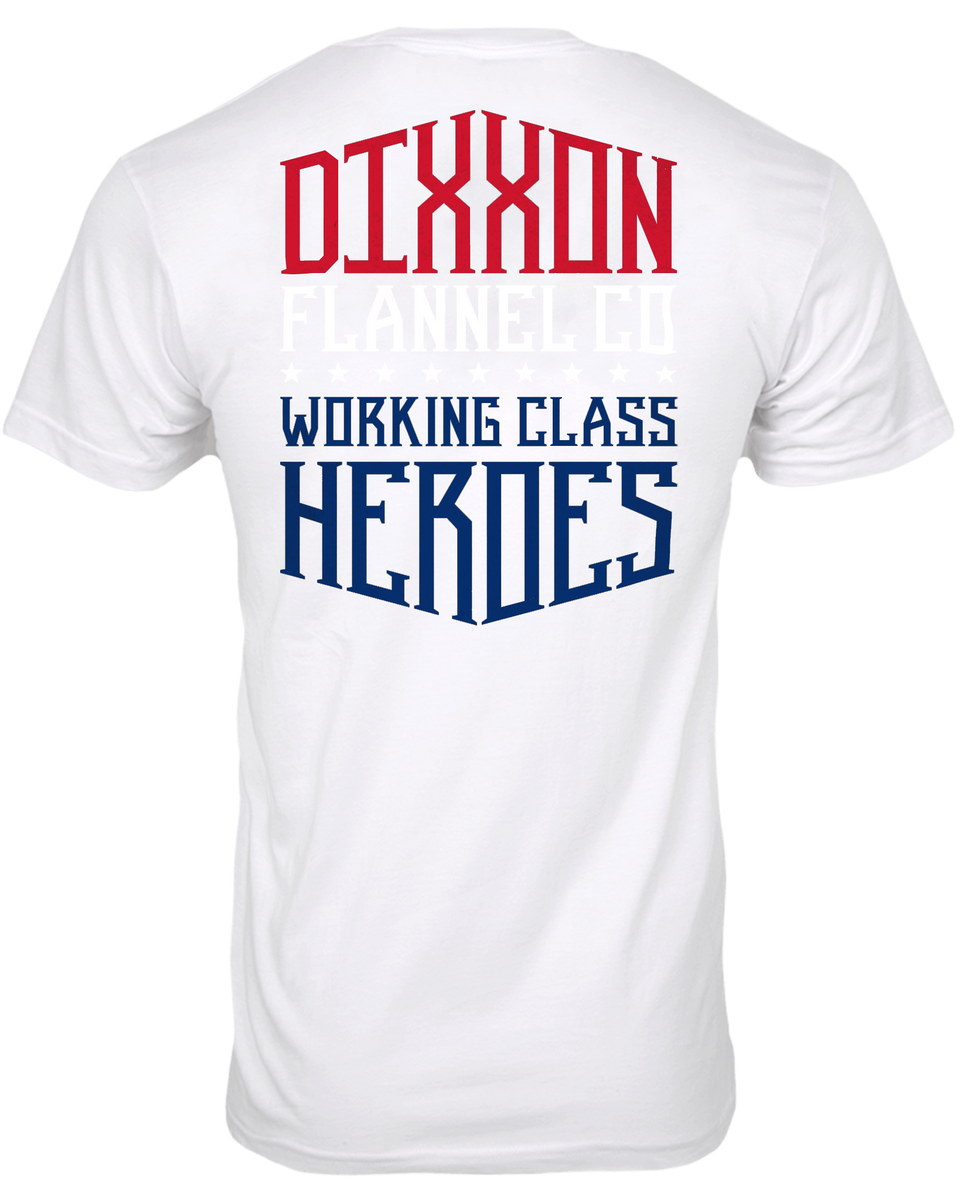 Working Class Heroes Rwb T Shirt White Mens Dixxon Canada