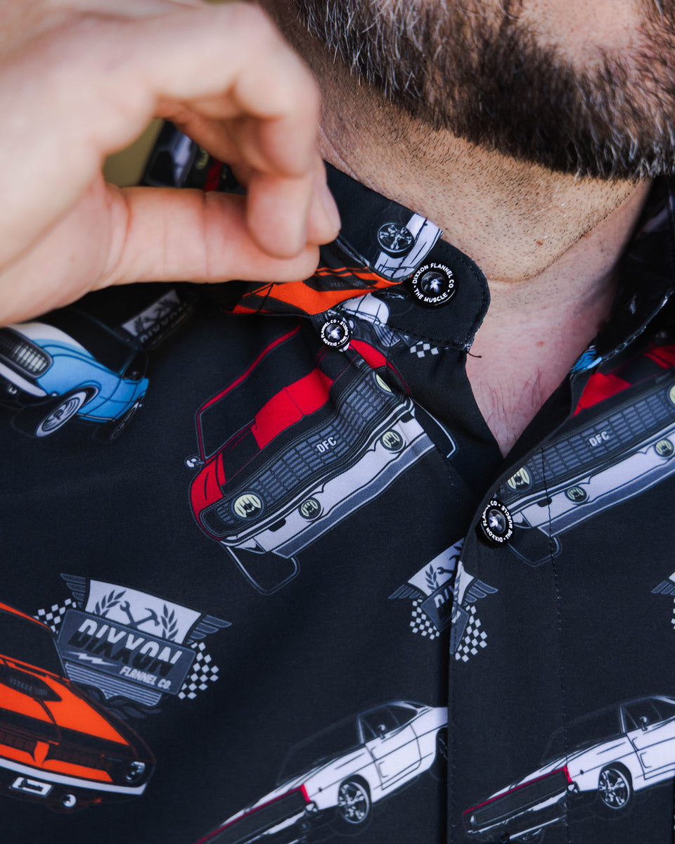 THE MUSCLE SHORT SLEEVE BUTTON UP - MENS – Dixxon Canada