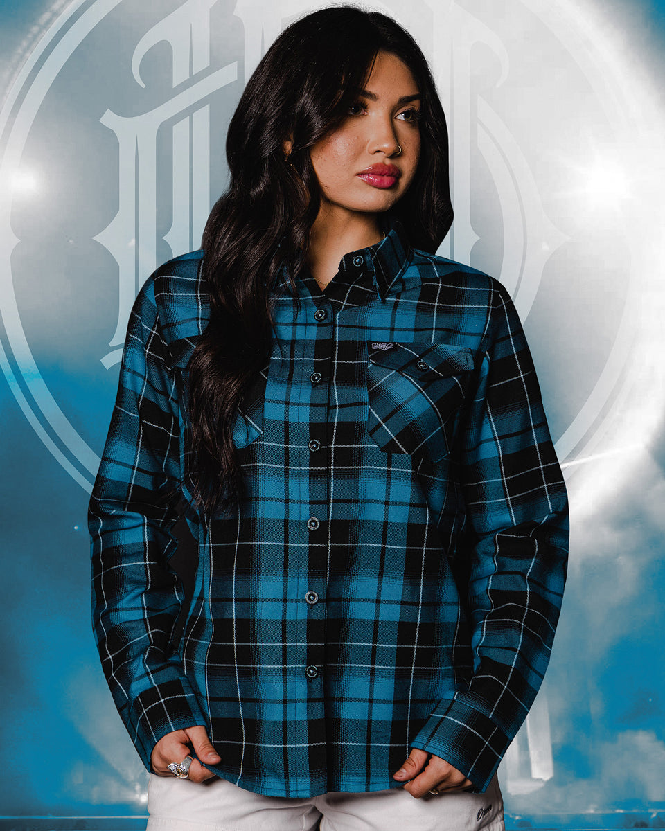 PARKWAY DRIVE 'DEEP BLUE' FLANNEL - WOMENS – Dixxon Canada