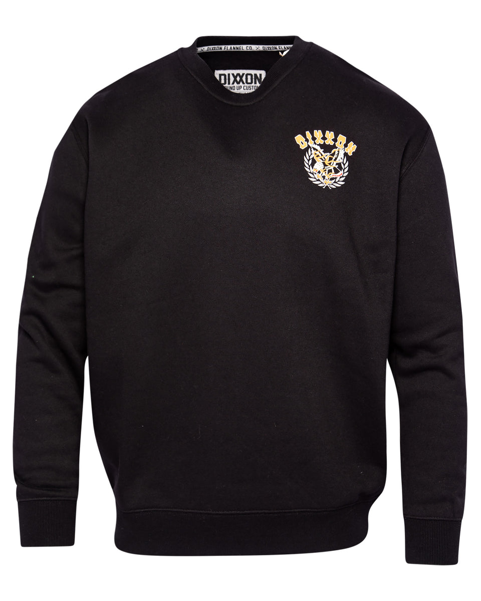 DIVE BOMBER CREWNECK BLACK - MENS – Dixxon Canada