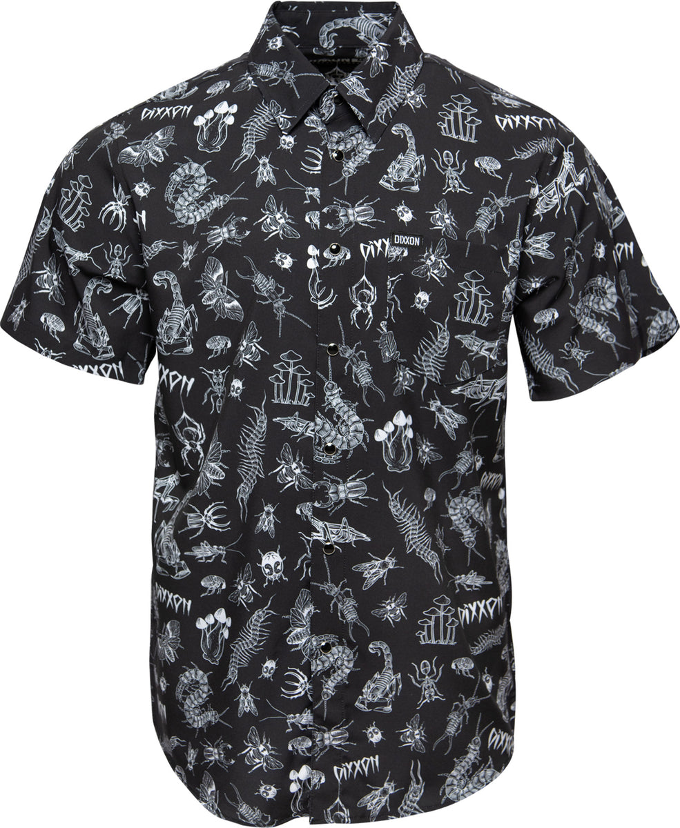THE CRAWLER PARTY SHIRT SHORT SLEEVE BUTTON UP - MENS – Dixxon Canada