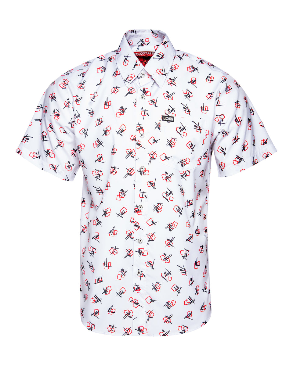 THE LARRY PARTY SHIRT SHORT SLEEVE BUTTON UP - MENS – Dixxon Canada