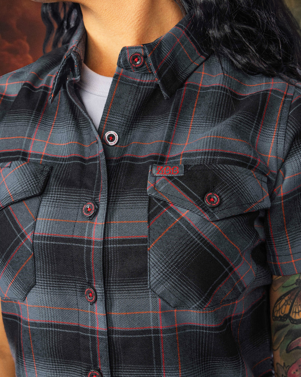 ZAC BROWN BAND SHORT SLEEVE FLANNEL - WOMENS – Dixxon Canada