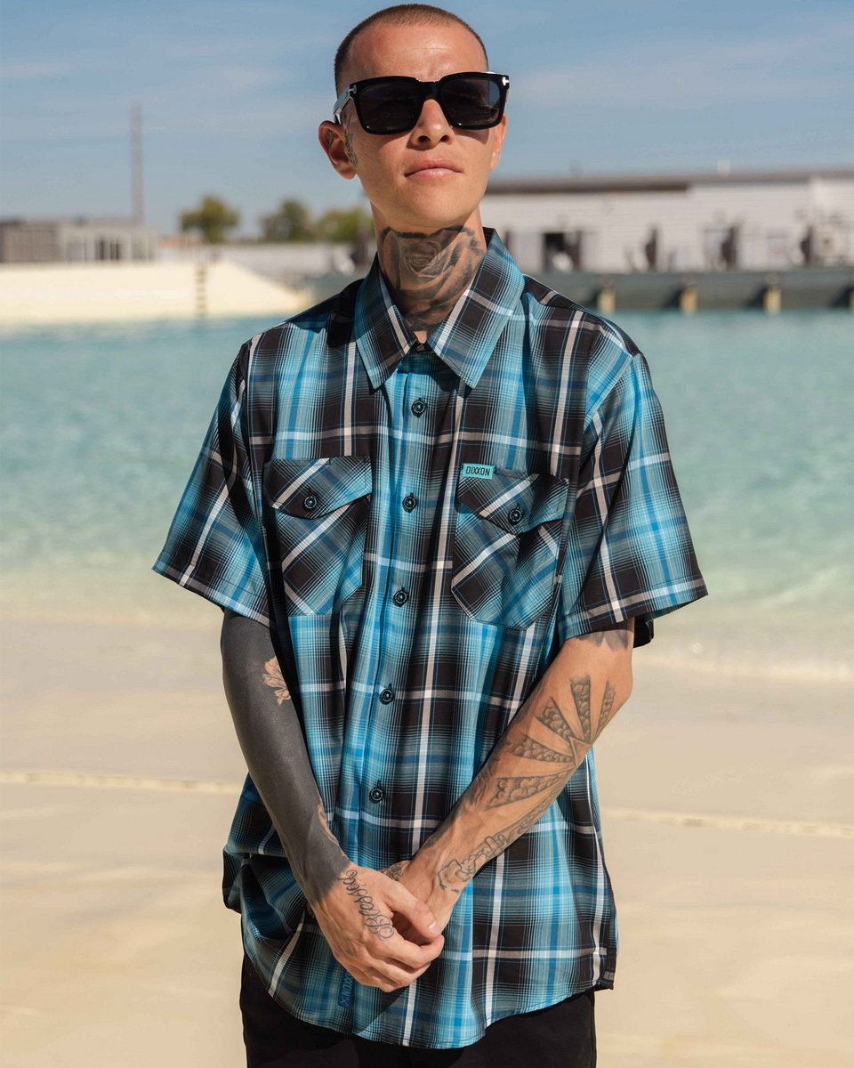 PIRANHA BAMBOO SHORT SLEEVE BUTTON UP - MENS – Dixxon Canada