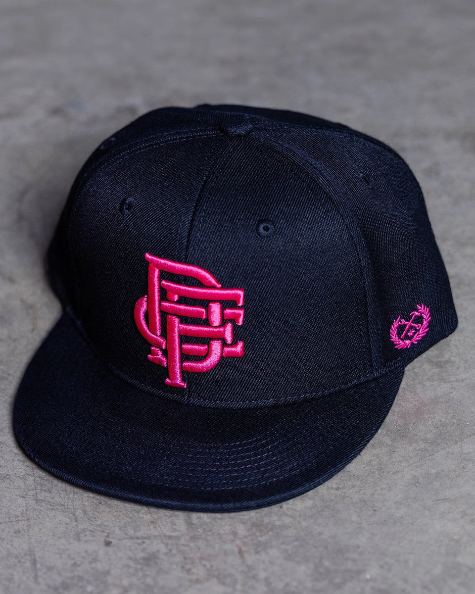 PINK ICON SNAPBACK HAT - BLACK – Dixxon Canada