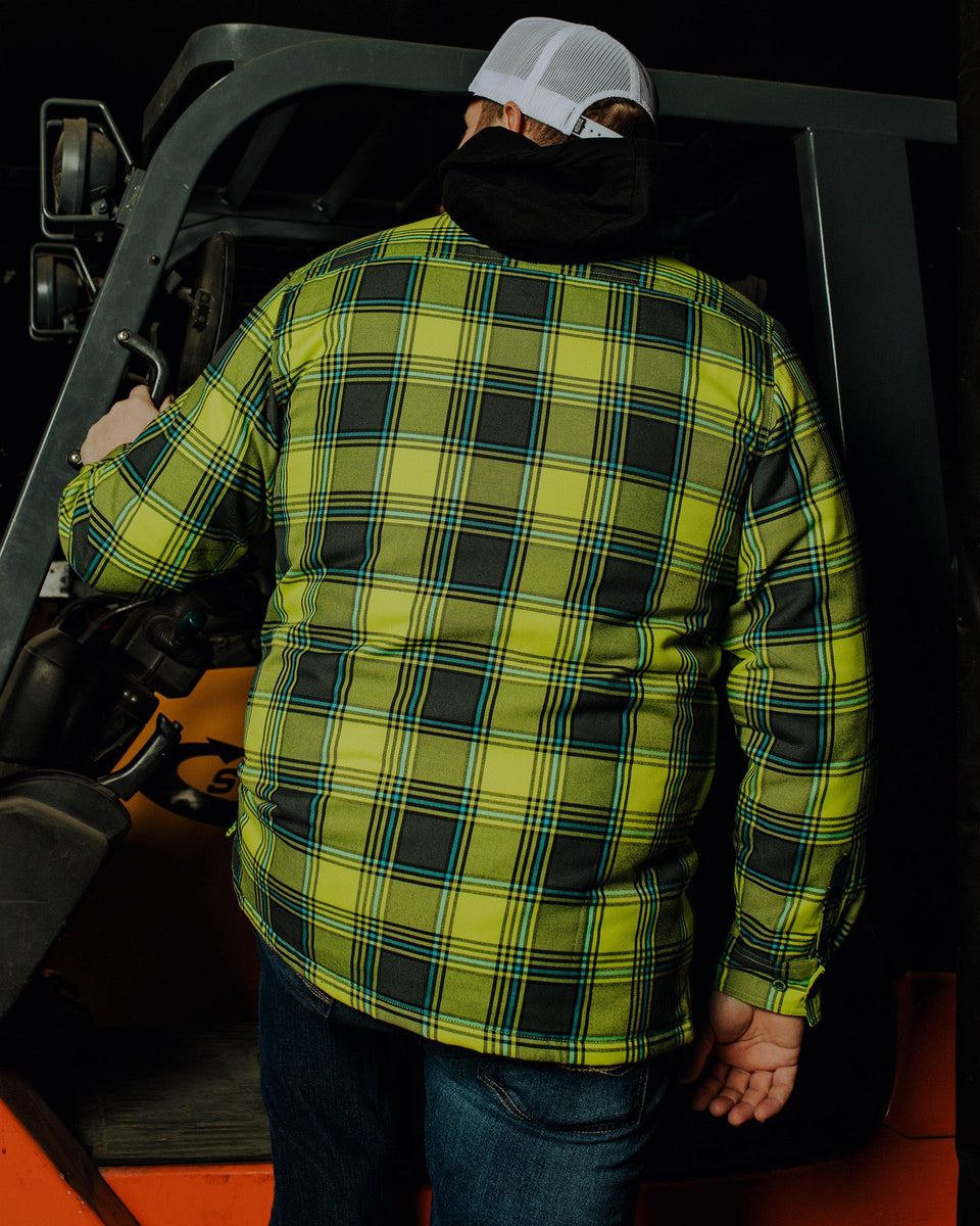 JOBSITE HOODED FLANNEL JACKET - MENS – Dixxon Canada