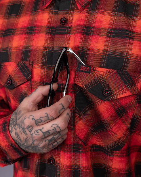 SLAYER HELL AWAITS FLANNEL - MENS – Dixxon Canada