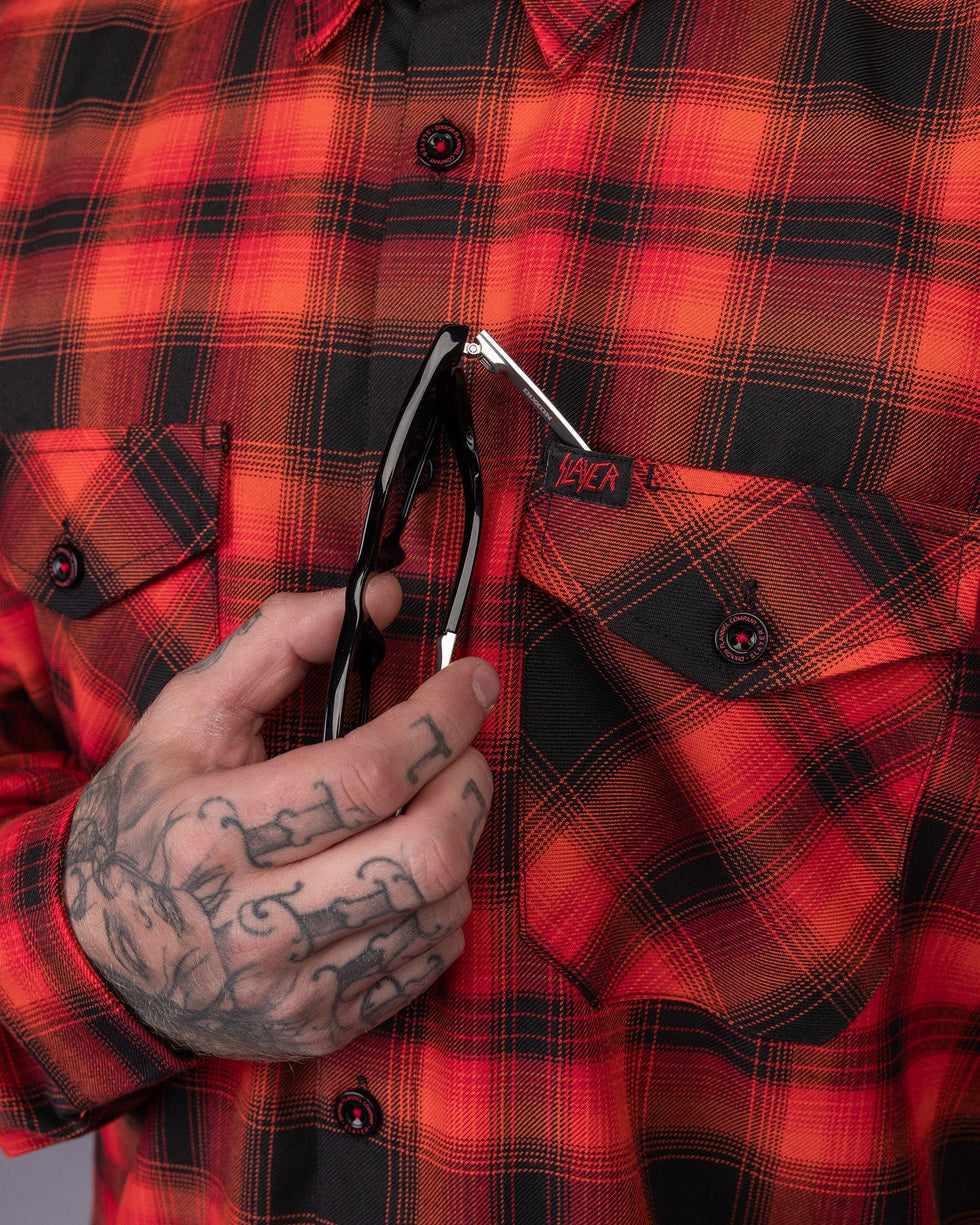 SLAYER HELL AWAITS FLANNEL - MENS – Dixxon Canada