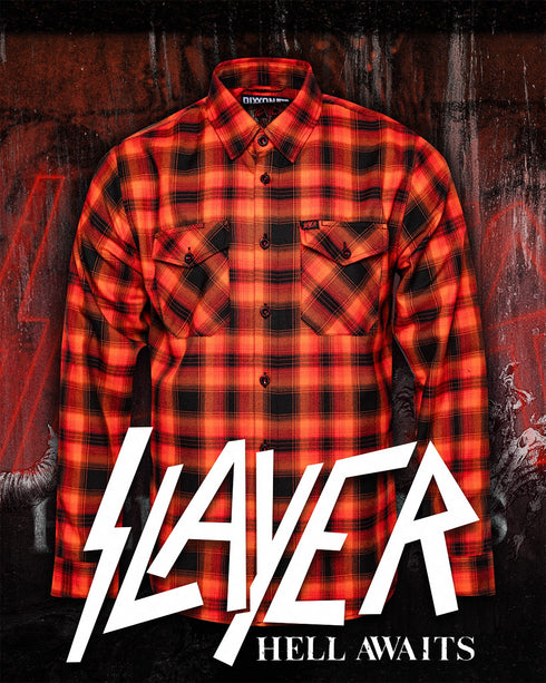 SLAYER HELL AWAITS FLANNEL - MENS – Dixxon Canada
