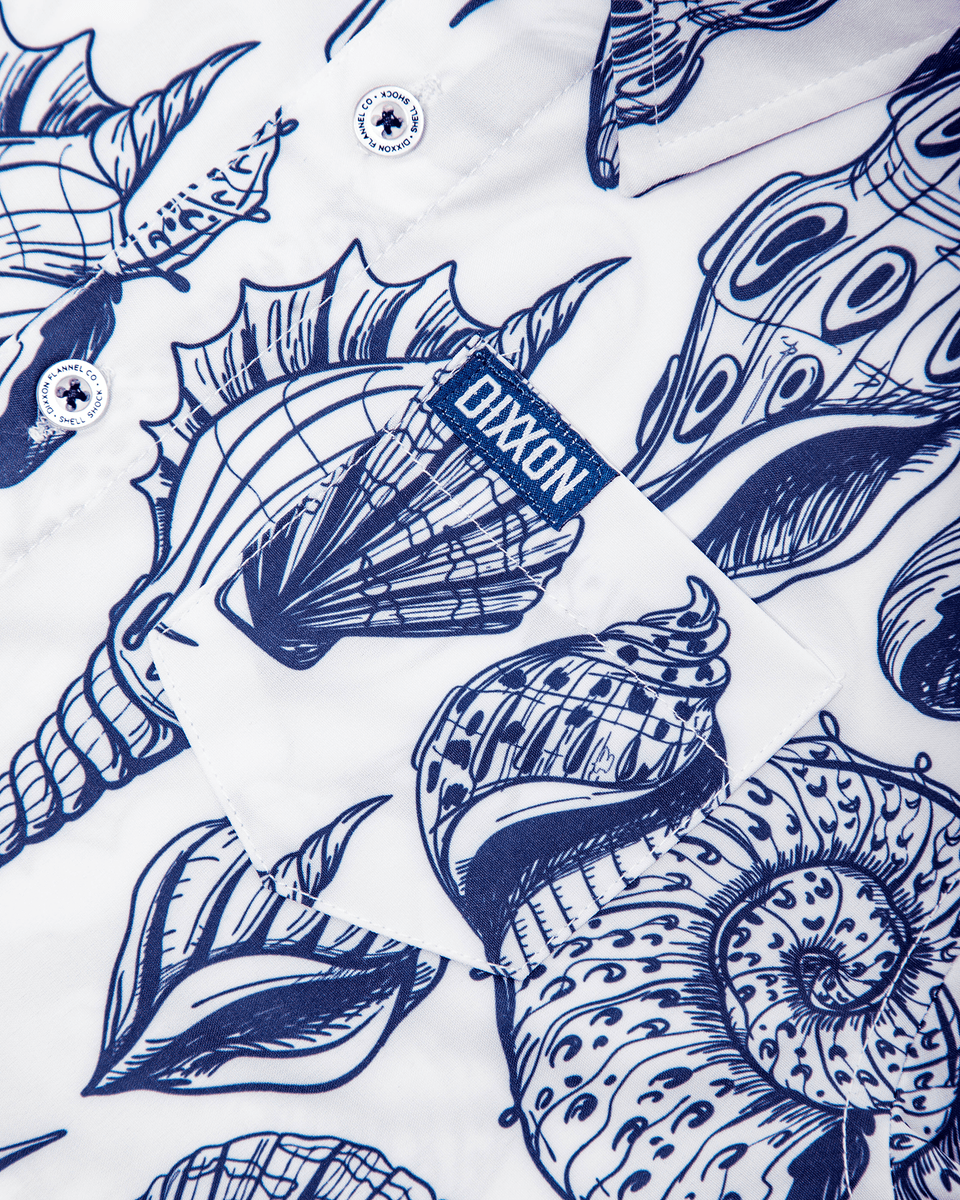 SHELL SHOCK SHORT SLEEVE BUTTON UP - YOUTH – Dixxon Canada