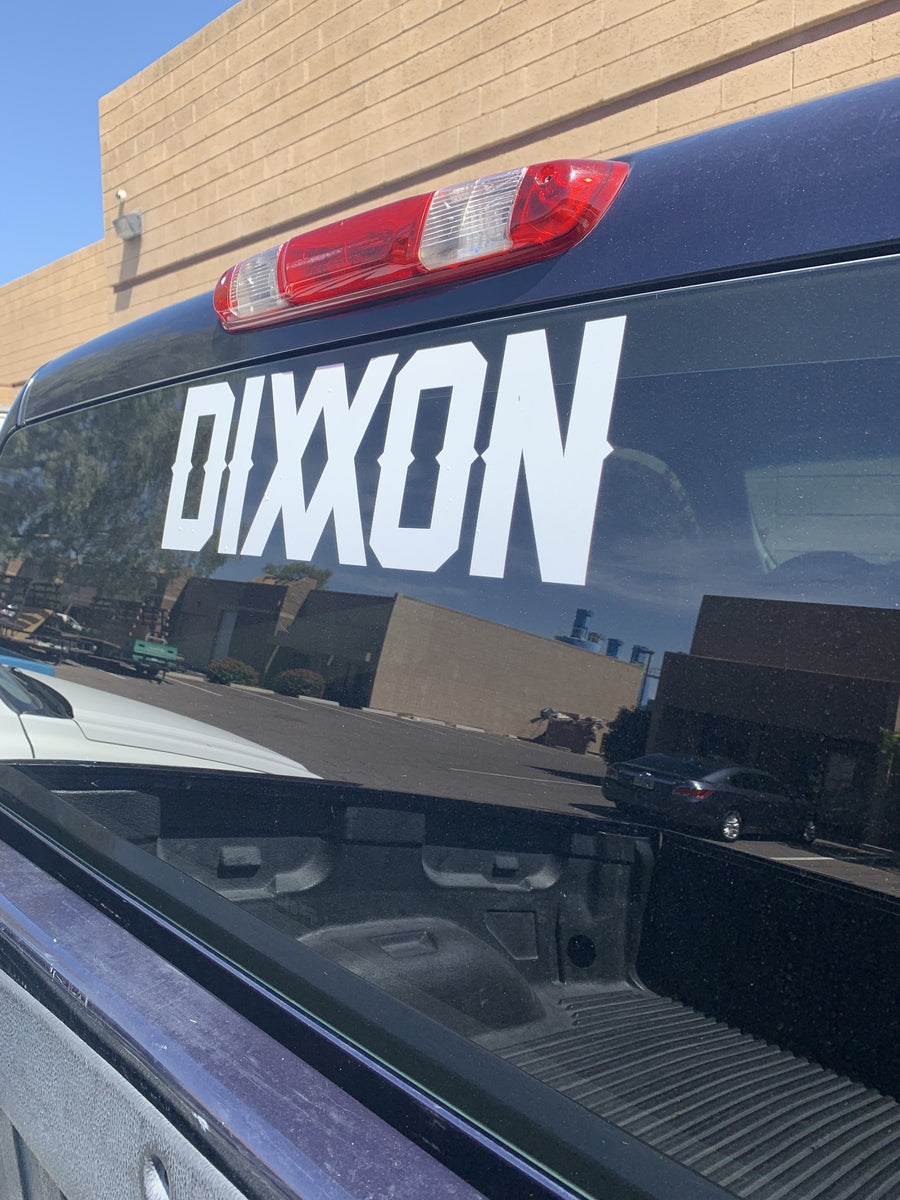 DIXXON 18" DIXXON DIE CUT STICKER – Dixxon Canada