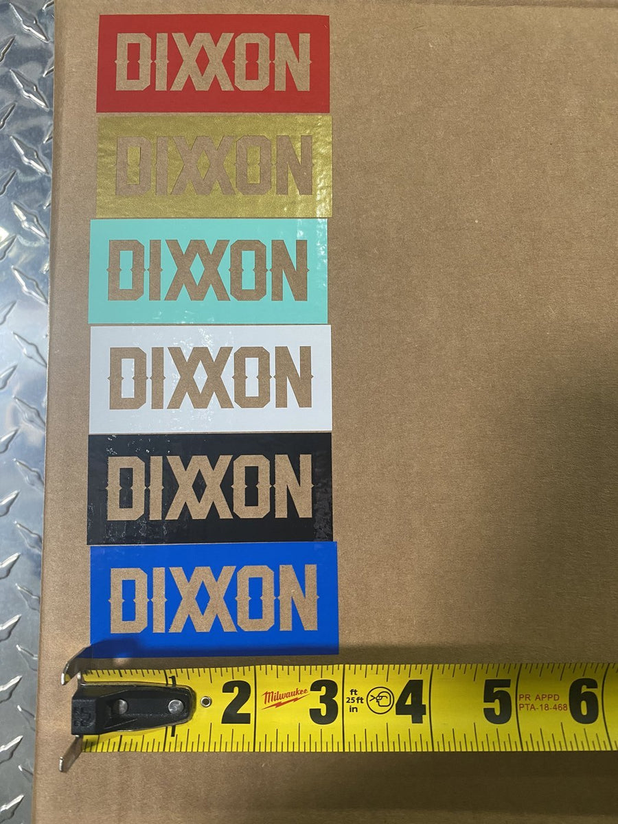 DIXXON 3" DIXXON DIE CUT STICKER – Dixxon Canada