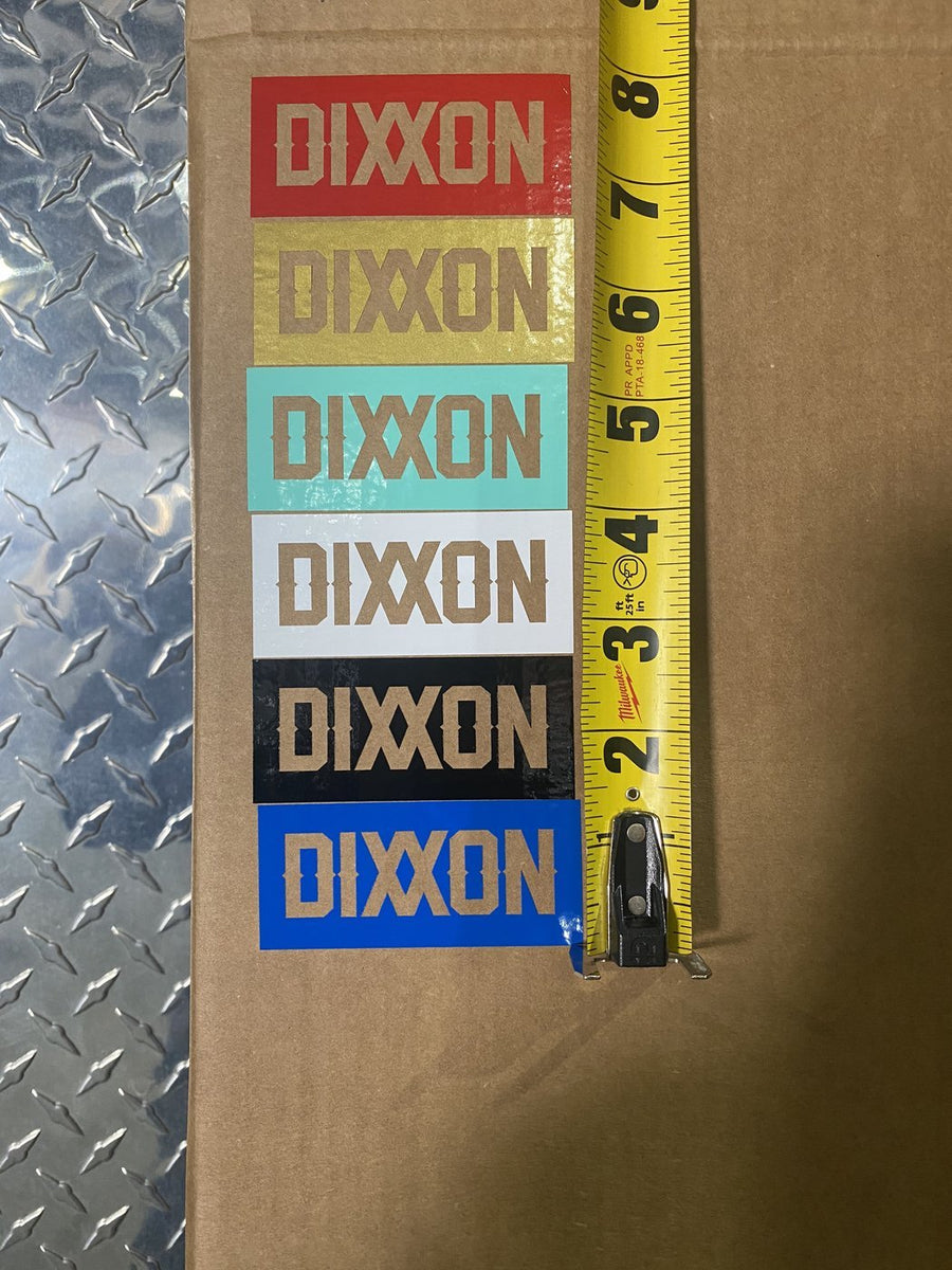 DIXXON 3" DIXXON DIE CUT STICKER – Dixxon Canada