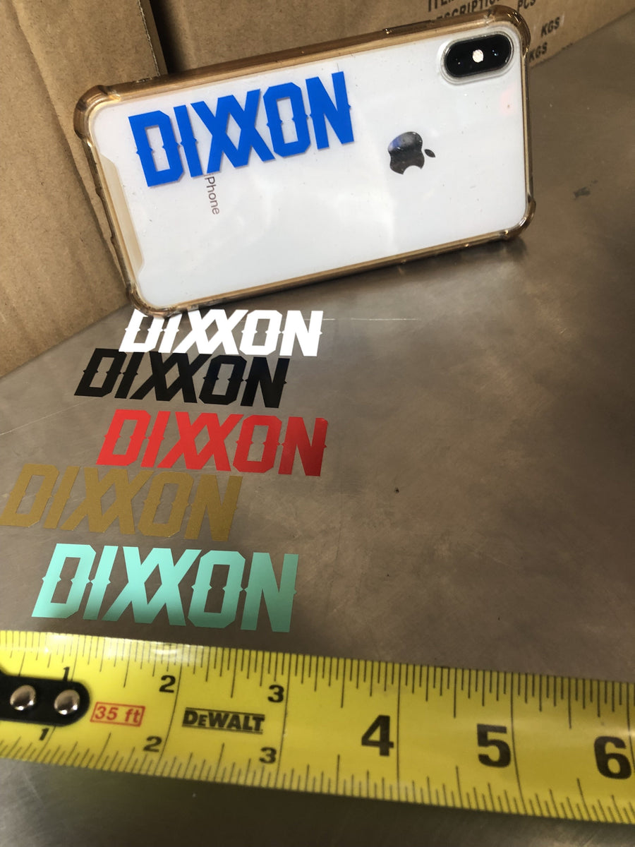 DIXXON 3" DIXXON DIE CUT STICKER – Dixxon Canada